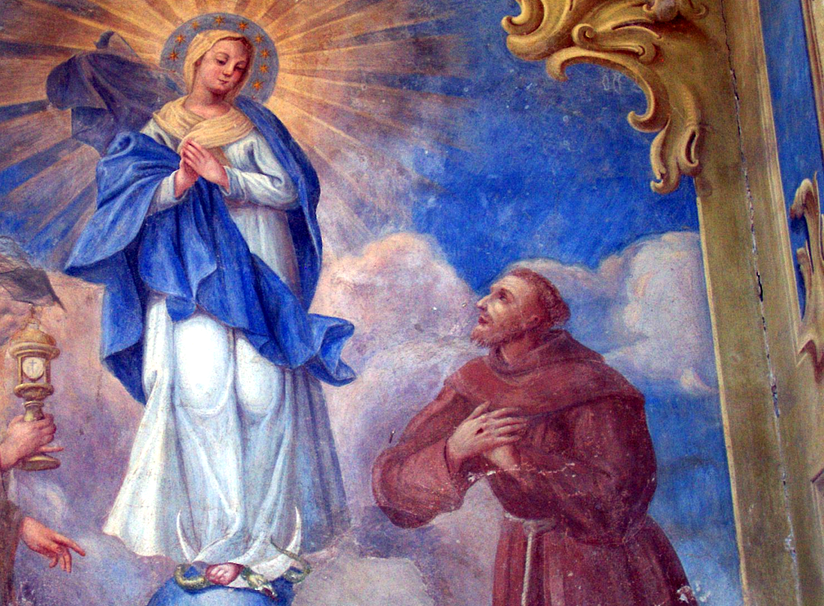 Our Lady, Queen of the Seraphic (Franciscan) Order | AirMaria.com