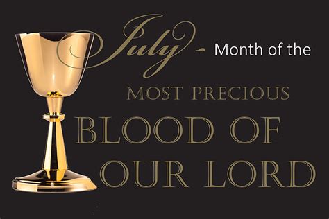 July Precious Blood | AirMaria.com